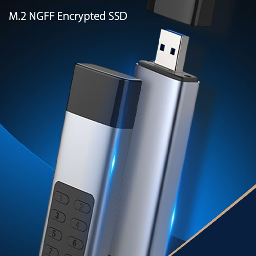 USB Encrypted Solid State Drive / Flash Drive 按鍵式加密手指